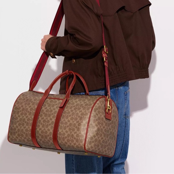 Coach | Other | Coach Gotham Duffle Bag In Signature Canvas Nwt | Poshmark